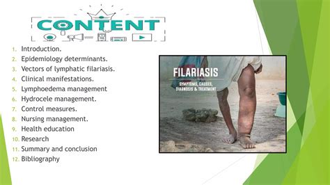 Epidemiology Control And Management Of Filariasis Ppt