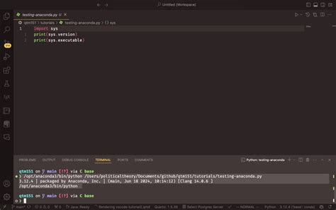 Qtm Installing Vs Code And Connecting It With Anaconda