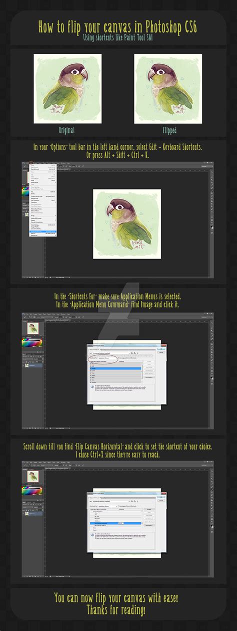 canvas flip tutorial by antidarkheart on deviantart