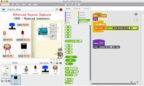electronic playground with arduino and scratch 2