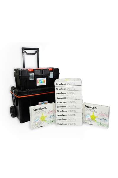Strawbees Coding And Robotics School Bundle With Free Storage Kit Sb