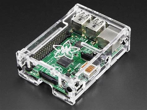 adafruit pi box plus enclosure for raspi model b pi 2 pi 3 id