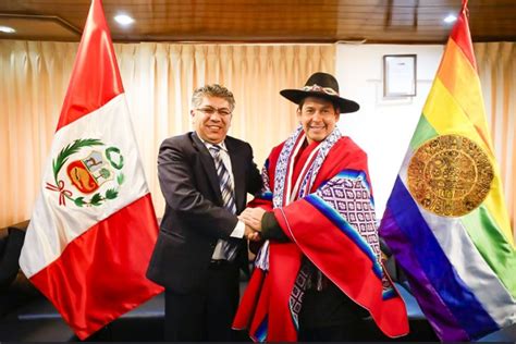 Ministro Demartini y gobernador del Cusco fortalecerán ejecución de