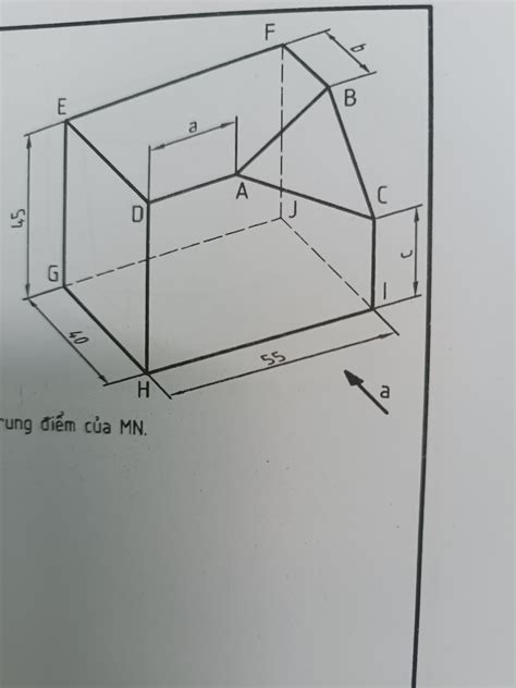 Solved Place This Model In A Three Plane Orthogonal