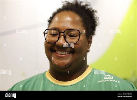 Portrait Of Beatriz Souza Brazilian Woman Judo Athlete Gold Medal