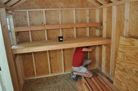 How To Build Shed Storage Shelves One Project Closer