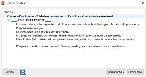 Solved Generative Design Error Autodesk Community