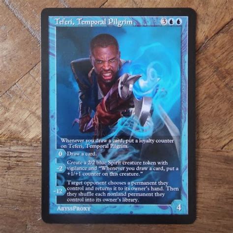 Teferi Temporal Pilgrim A Mtg Abyss Proxy Shop Enhance Your