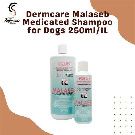 Dermcare Malaseb Medicated Shampoo For Dogs 250ml1l Treats