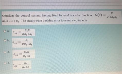Solved 1 Consider The Transfer Function Given By 2s5354