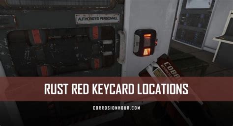 RUST Red Keycard Locations RUST New Player Guides