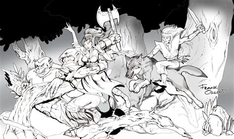 Elfquest Work Leetah And Skywise By Osgoodcomix On Deviantart