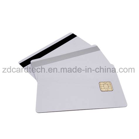 J3h081 Java Card Smart Card With 2 Track Magnetic Strip China Java