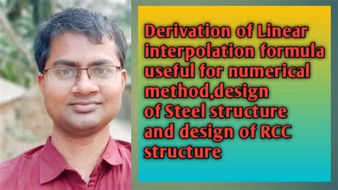 Derivation Of Linear Interpolation Formula Youtube