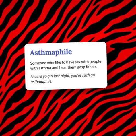 Urban Dictionary Asthmaphile