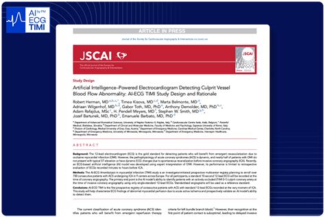 artificial intelligence powered electrocardiogram detecting culprit