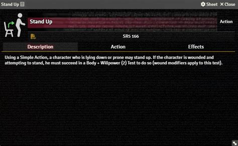 Action Item Sr5 Foundry Vtt System Wiki