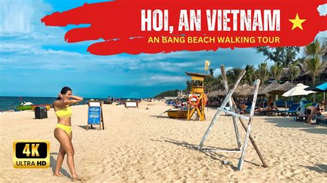 Hoi An Vietnam 🇻🇳 An Bang Beach Walk [4k] Binaural Audio🎧 Youtube