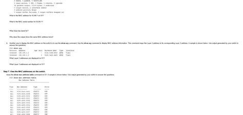 Solved Lab View Network Device Mac Addresses T Solutioninn