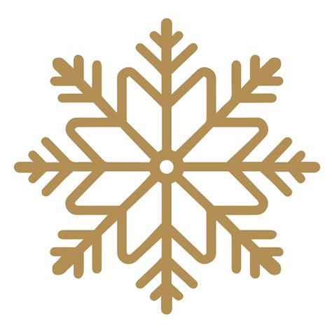 Isolated Snowflake Vector Icon Winter Decorate Ornament 23648421 Vector