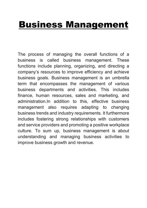 Class 12th Ip Project On Buisness Management Pdf Programming