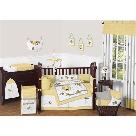 Sweet Jojo Designs Honey Bumble Bee 9 Piece Crib Bedding Set Bed Bath And Beyond 9544362