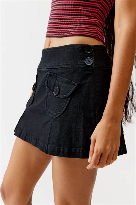 Uo Jillian Pleated Micro Mini Skirt Urban Outfitters Canada