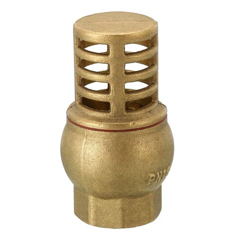 Uxcell 3 4 Inch Npt Female Foot Valve Brass Female Threaded Backflow Preventer Check Valve