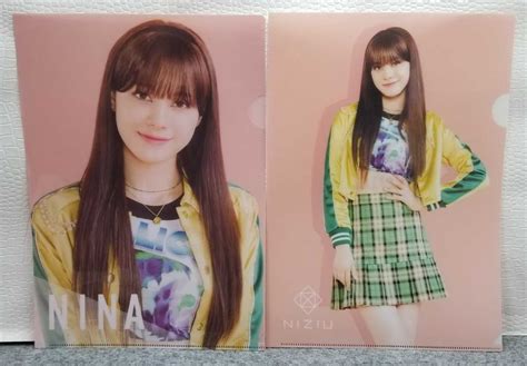 Yahooオークション I12 Niziu くじ 第2弾 ニナ Nina ⑳ A4クリアフ