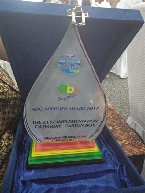 Ari Kurniawan On Linkedin Thanks To Danone Aqua This Award Means We
