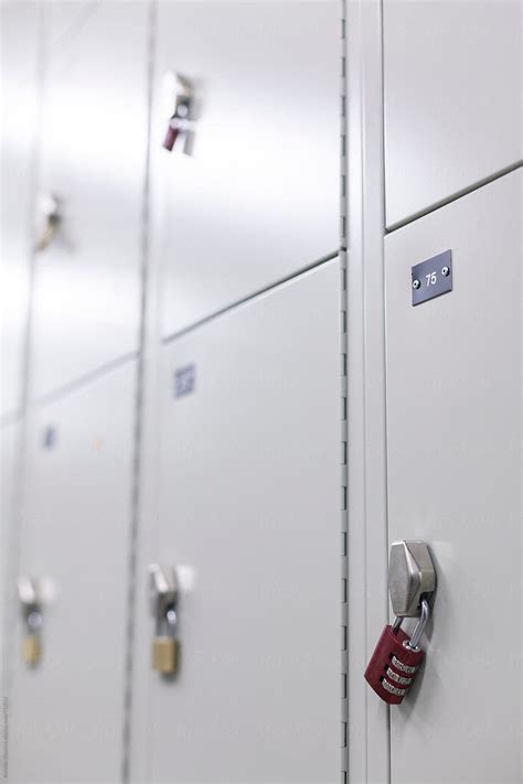 Padlock In Locker Room Del Colaborador De Stocksy Borislav Zhuykov