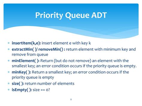 PPT - Priority Queue PowerPoint Presentation, free download - ID:6567511