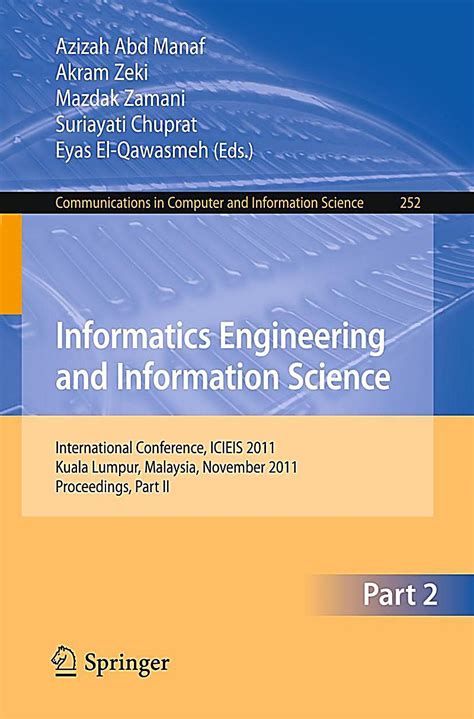 informatics engineering and information science part ii weltbild ch
