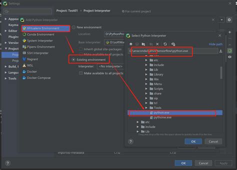 pycharm中正确导入tensorflow模块 pycharm中引入tensorflow CSDN博客