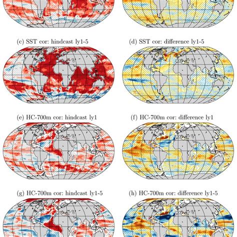 Correlation Of Ad Sea Surface Temperature Sst And Ef Upper 700 M