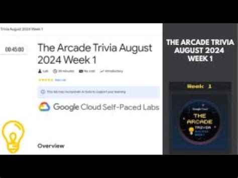 The Arcade Trivia August Week Lab Solution Qwiklabs Arcade YouTube