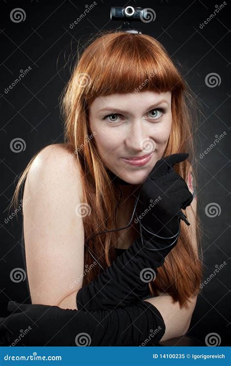 Webgirl Stock Image Image Of Woman Technology Mail 14100235