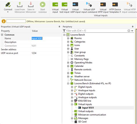 Documentation Communication With Udp Loxone