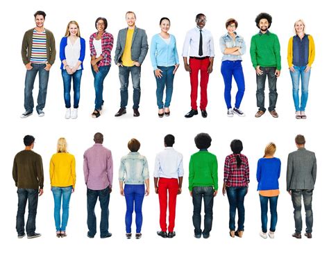 Group Of Diverse People Standing Premium Photo Rawpixel