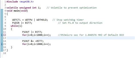 MSP EXP F LP Delay Calculation MSP Low Power Microcontroller