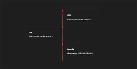 Css实现时间线效果 【web前端开发】公号平台官网平台