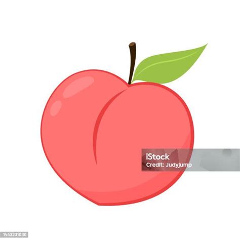 복숭아 벡터 복숭아 심장 벡터입니다 흰색 바탕에 복숭아입니다 복숭아 로고 디자인 0명에 대한 스톡 벡터 아트 및 기타 이미지