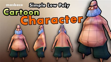 Simple Low Poly Character Design Blender YouTube