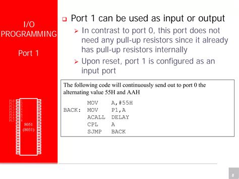 4 Io Port Programming Ppt