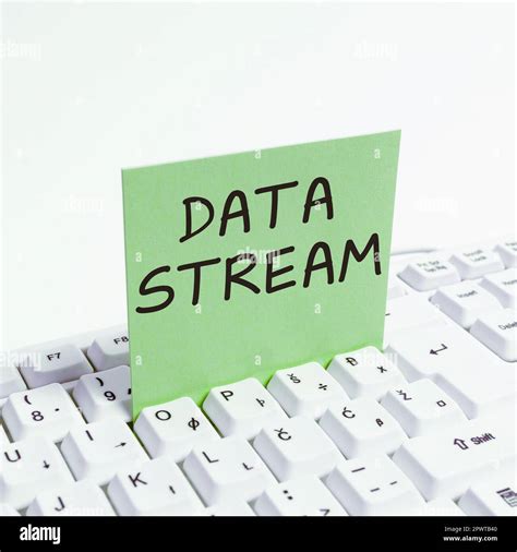 Handwriting Text Data Stream Concept Meaning Sequence Of Digitally