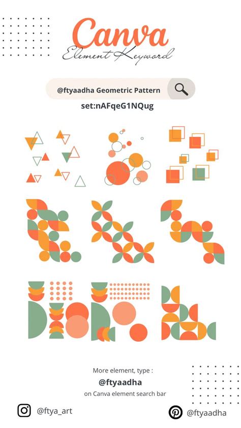 Canva Element Keyword Geometic Pattern Artofit