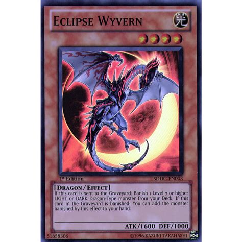 Eclipse Wyvern Sddc En003 Yu Gi Oh Card Deckboosters