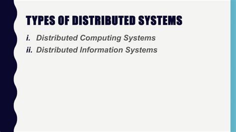 Lect 2 Types Of Distributed Systemspptx Computer Networking Computing