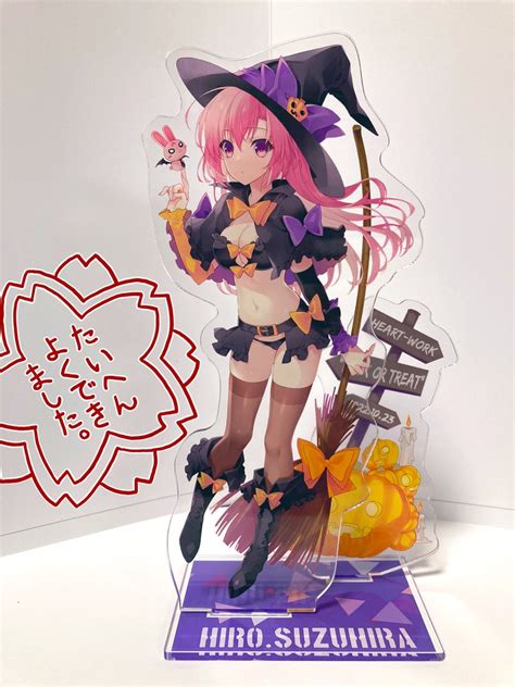 鈴平ひろ＠youtube Andfanbox始めました On Twitter 明日のコミ1に出すアクスタのサンプル届いたから組み立ててみた🎃