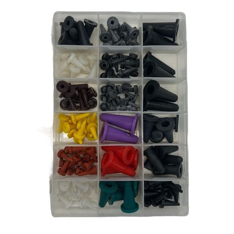 Silicone Plugs Cons Kit Cone Caps Powder Coating Powderbuythepound